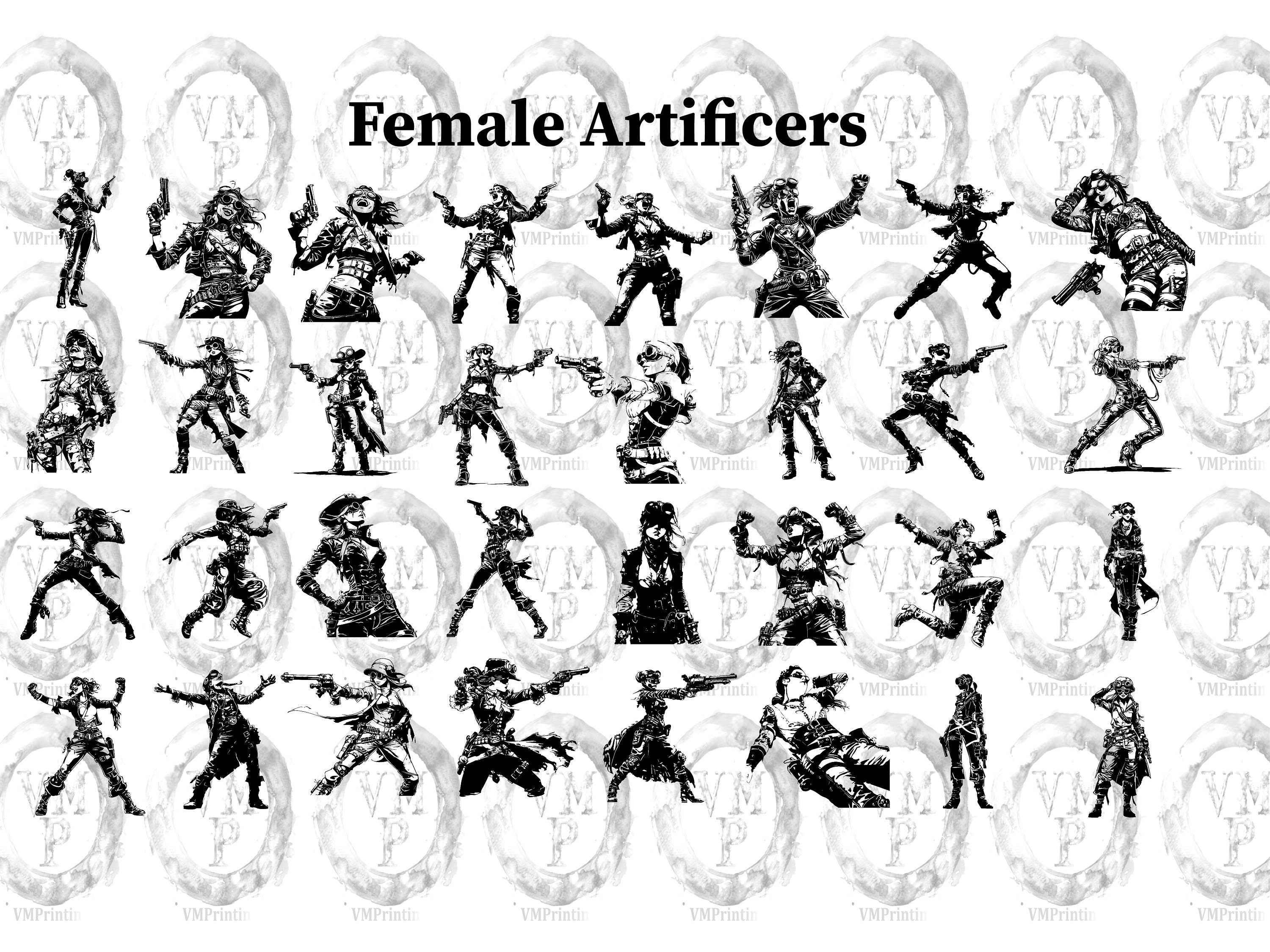 SVG & PNG Set of 438 Dnd Forgotten Classes Icons Bundle Artificers ...