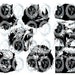 DXF, Eps, SVG & PNG - Set of 40 Dungeons and Dragons Owlbear Icons ...