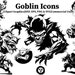 SVG & PNG set of 50 Black and White Dungeons and Dragons Icon Bundle ...