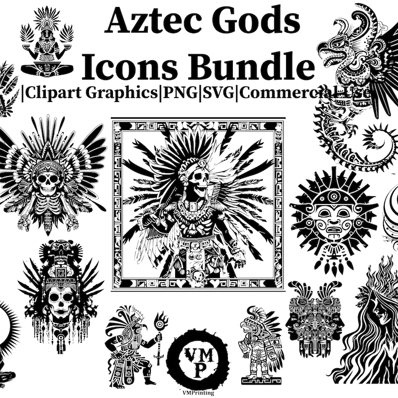 Aztec Gods - Etsy