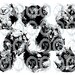 DXF, Eps, SVG & PNG - Set of 40 Dungeons and Dragons Owlbear Icons ...
