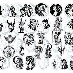 Roman Gods Icon Set – 251 SVG & PNG Clipart Graphics - Etsy