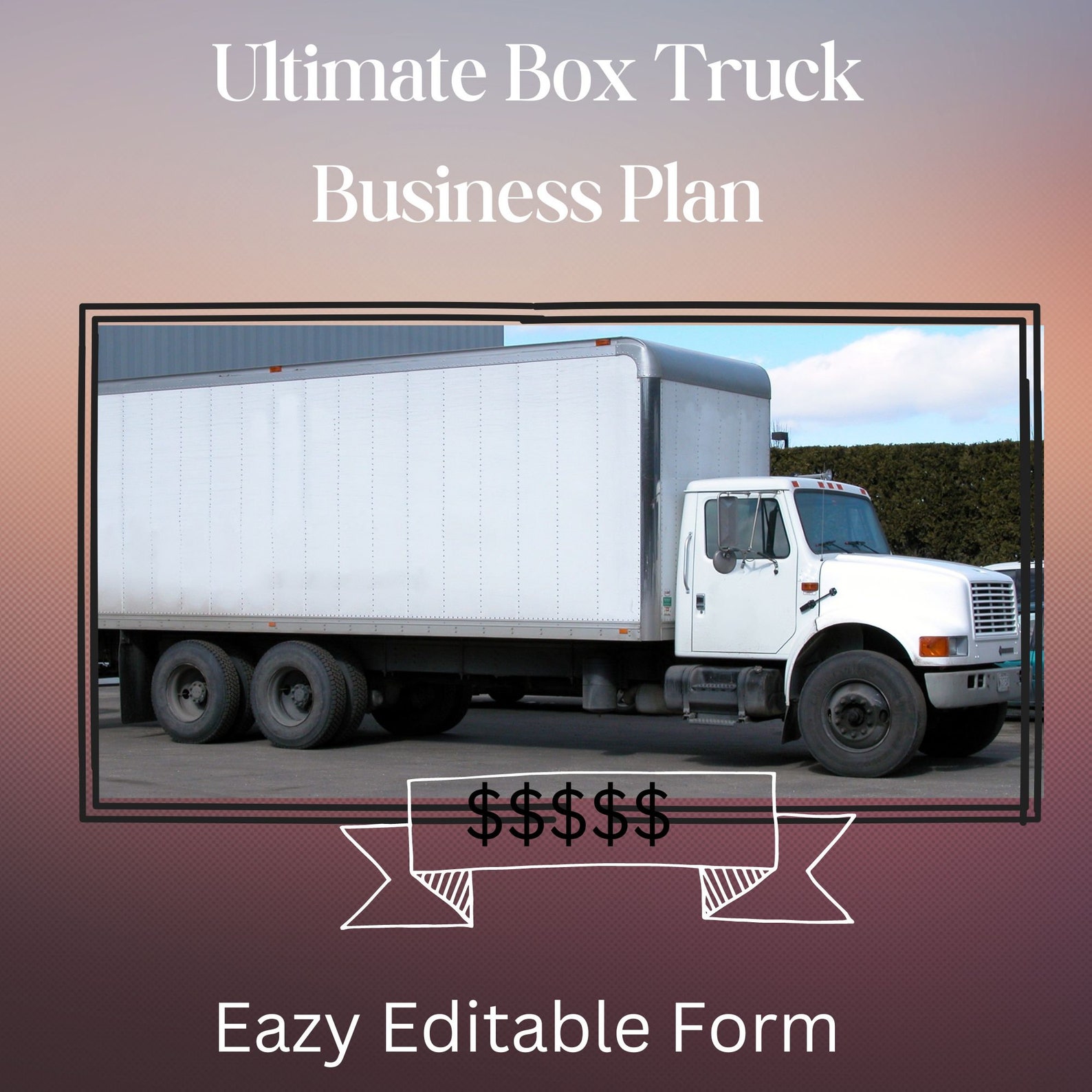 Box Trucking Business Plan Template, Start-up Guide (PDF) - Etsy