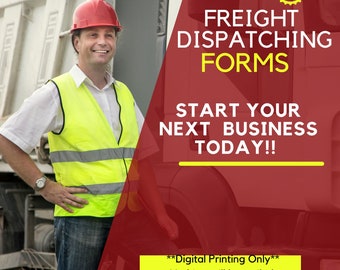 Freight Dispatcher Forms - Etsy