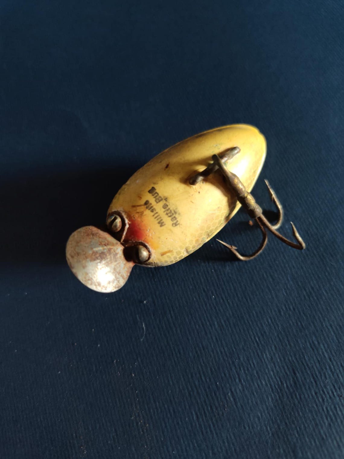 Vintage Millsite Rattle Bug Wooden Fishing Lure - Etsy
