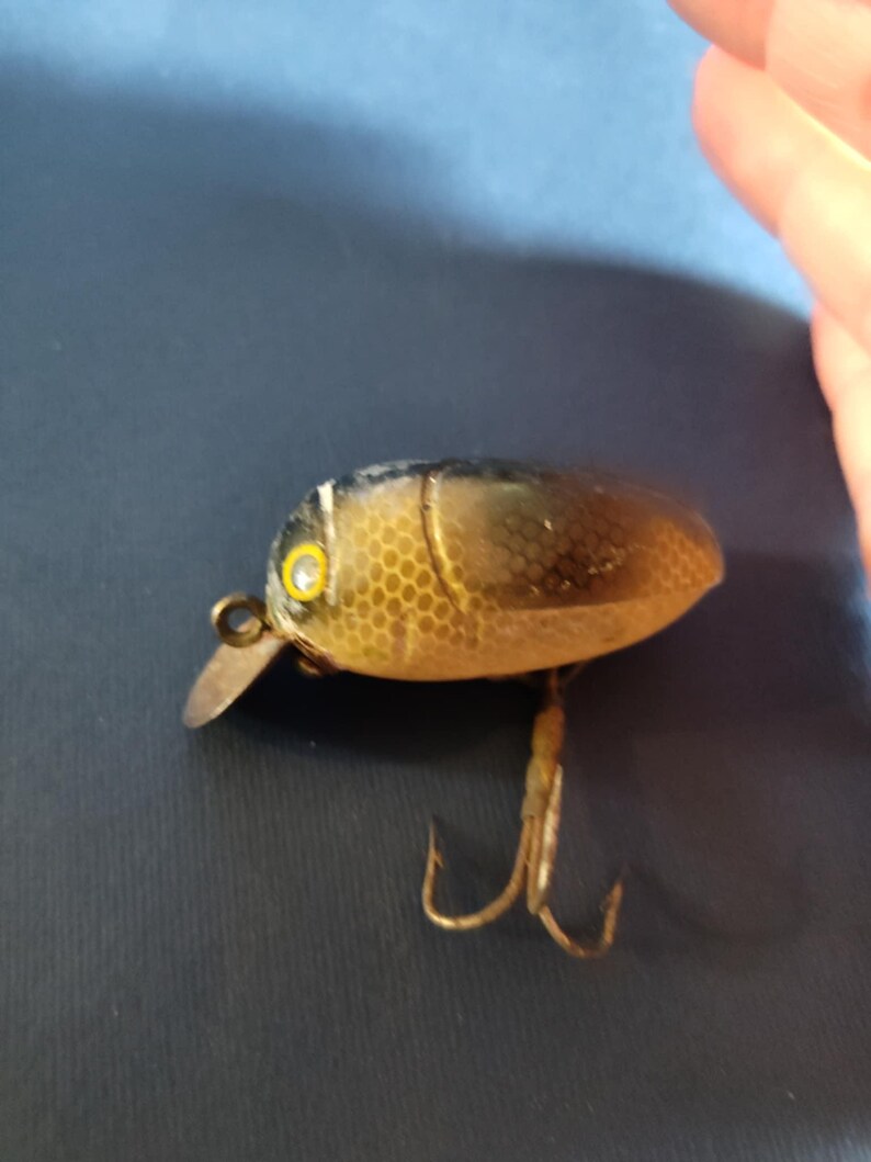 Vintage Millsite Rattle Bug Wooden Fishing Lure - Etsy
