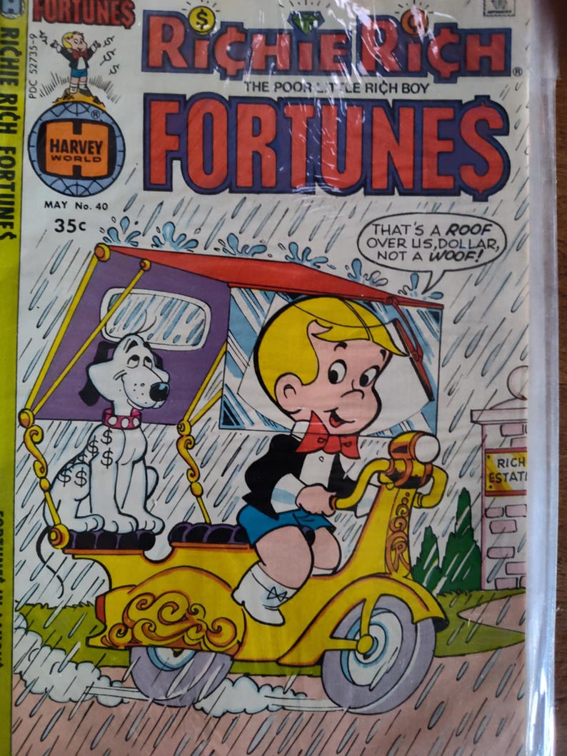 Vintage Richie Rich Comics - Etsy