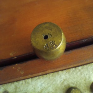 Very Rare COMPLETE Vintage Brass Weight Set - Etsy