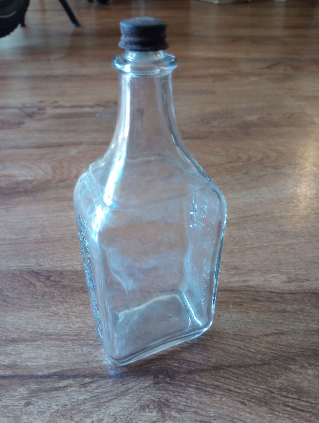 Vintage Lucky Tiger Hair Tonic Glass Bottle - Etsy