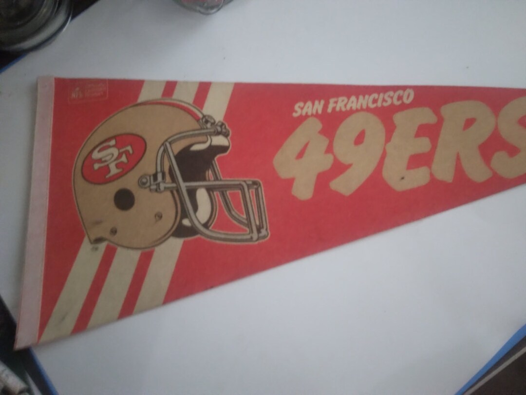 Vintage San Francisco 49ers Football Pennant - Etsy