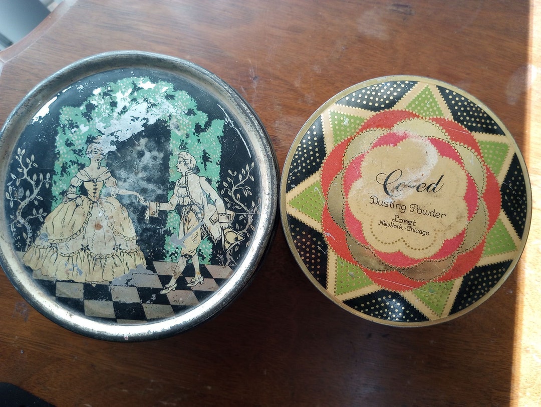 Vintage Powder Tins - Etsy