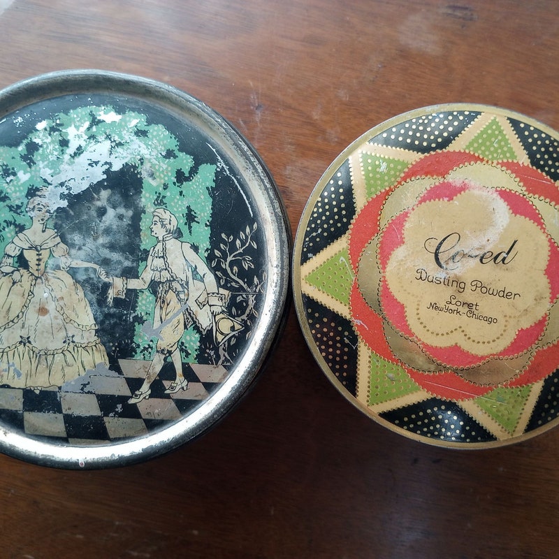 Talcum Powder Tin - Etsy