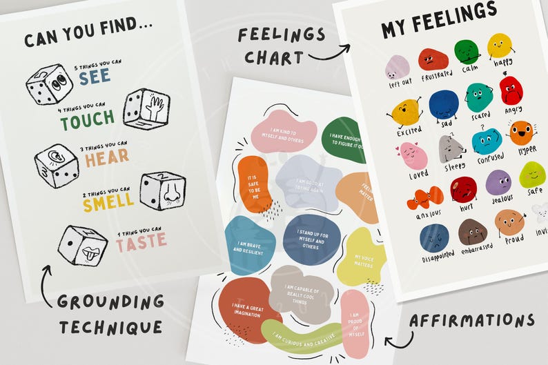Calm Corner Mega Bundle Digital Download | Feelings Wheel | Emotion ...
