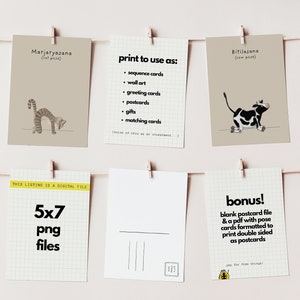 40 Yoga Animal PRINTABLE Cards/asana Sequence Planner/digital Download ...