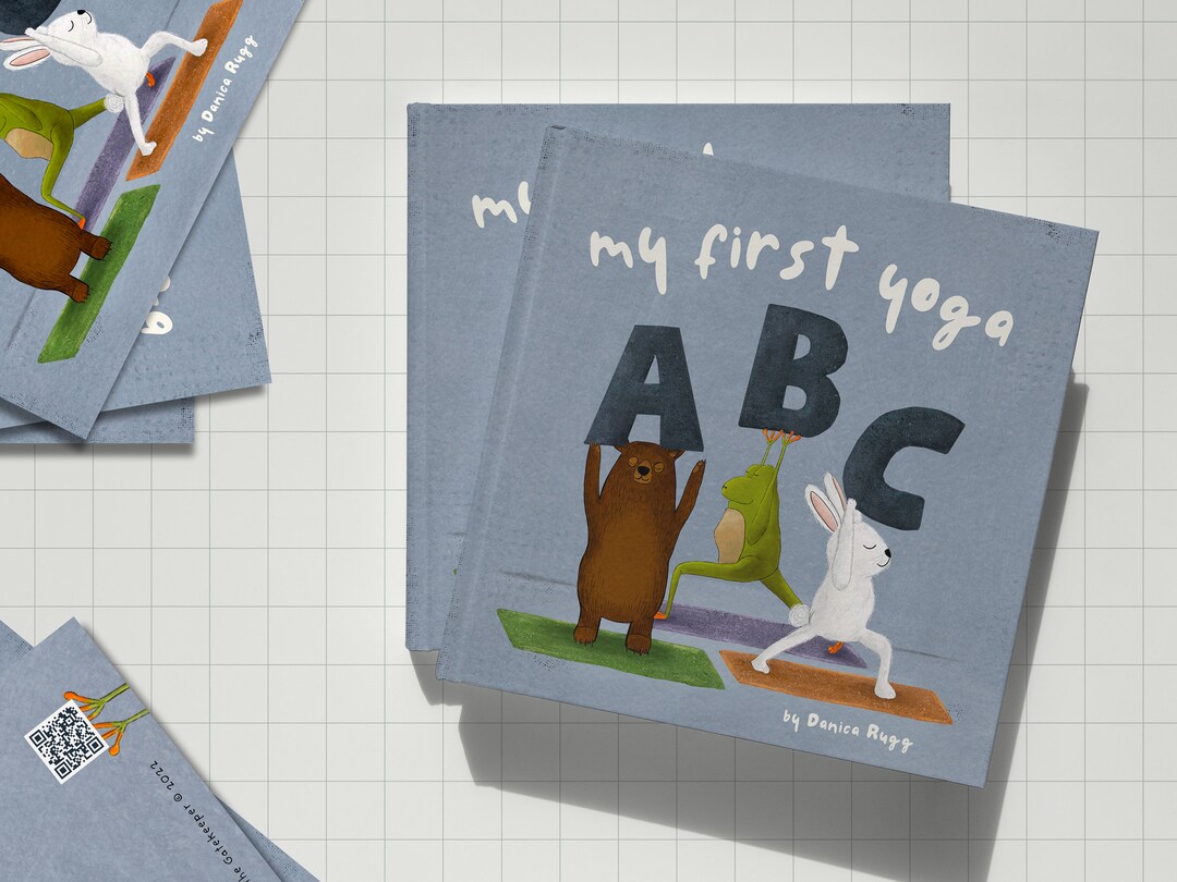 My First Yoga ABC Book / Digital Abcs/unique Baby Shower Gift/yoga ...