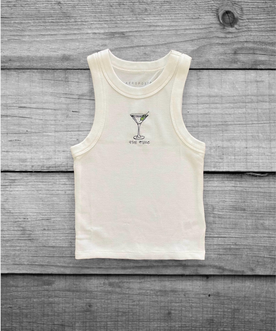 Martini Tank Top / Tini Time - Etsy