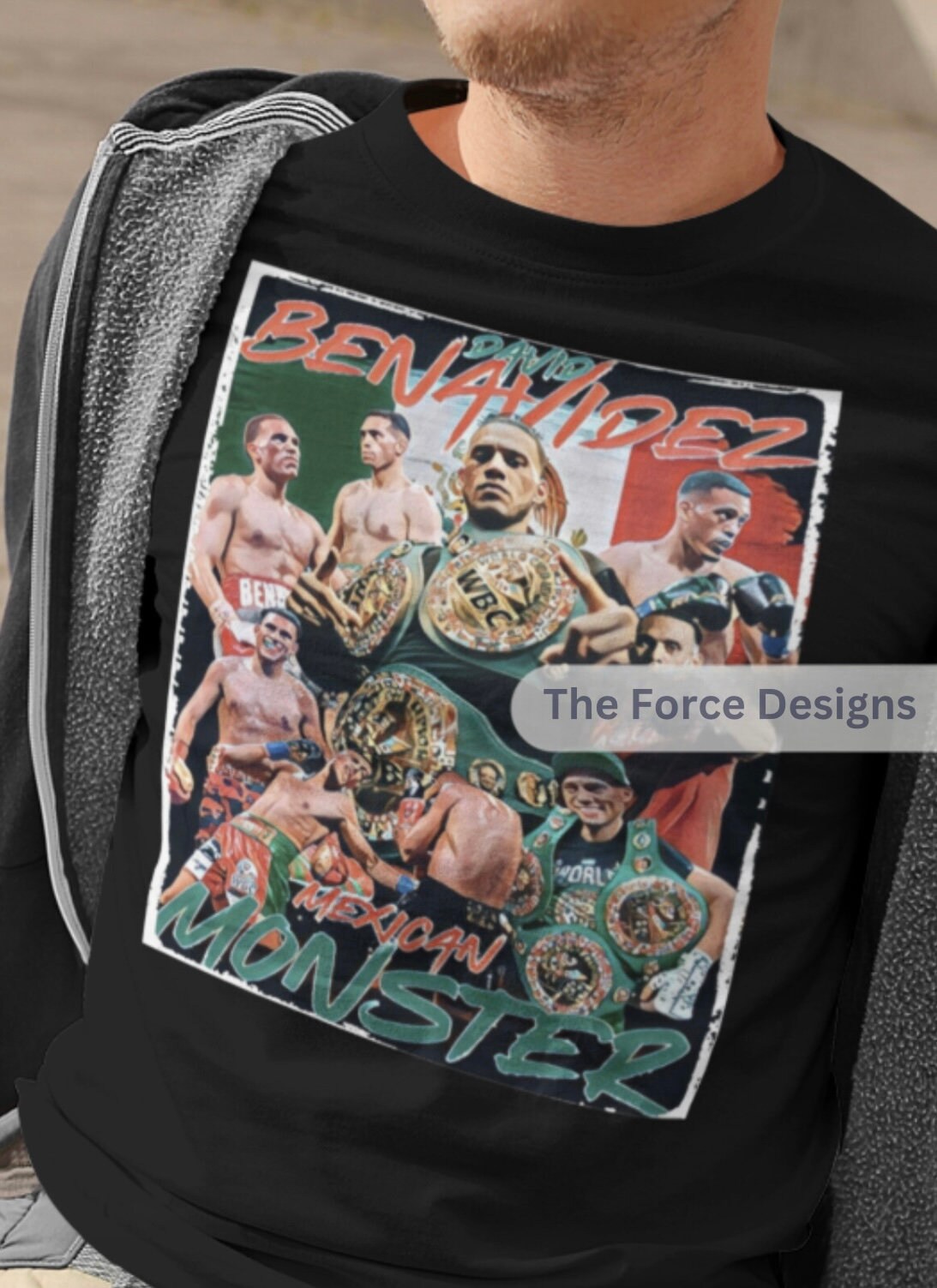 Mexican Monster the Force Designs David Benavidez Boxing - Etsy
