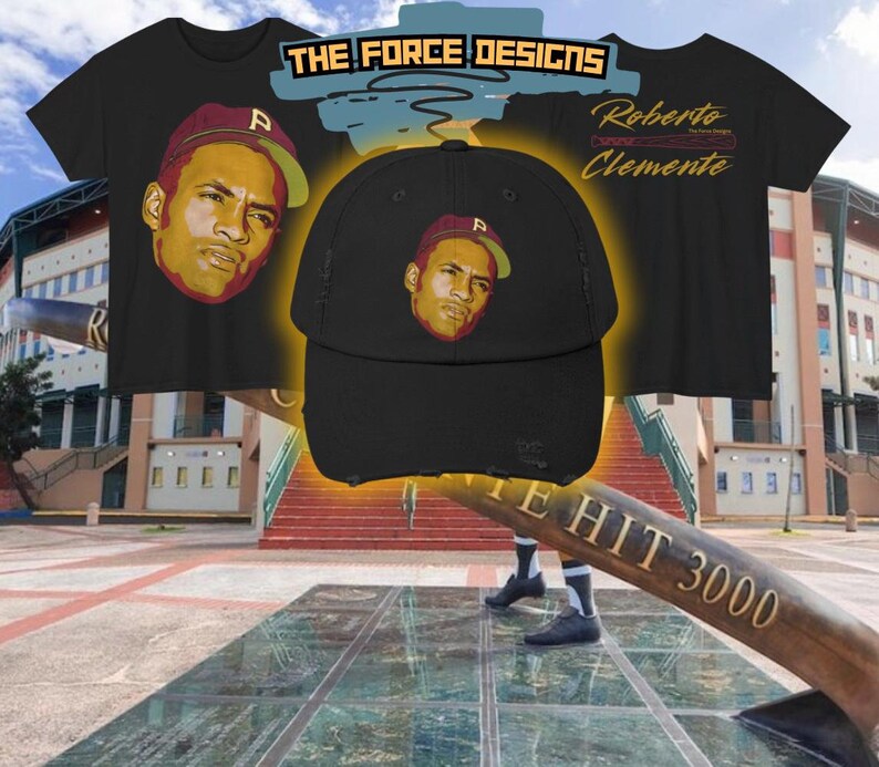 Roberto Clemente, the Force Designs, Boricua, Clemente, Clemente Hat ...