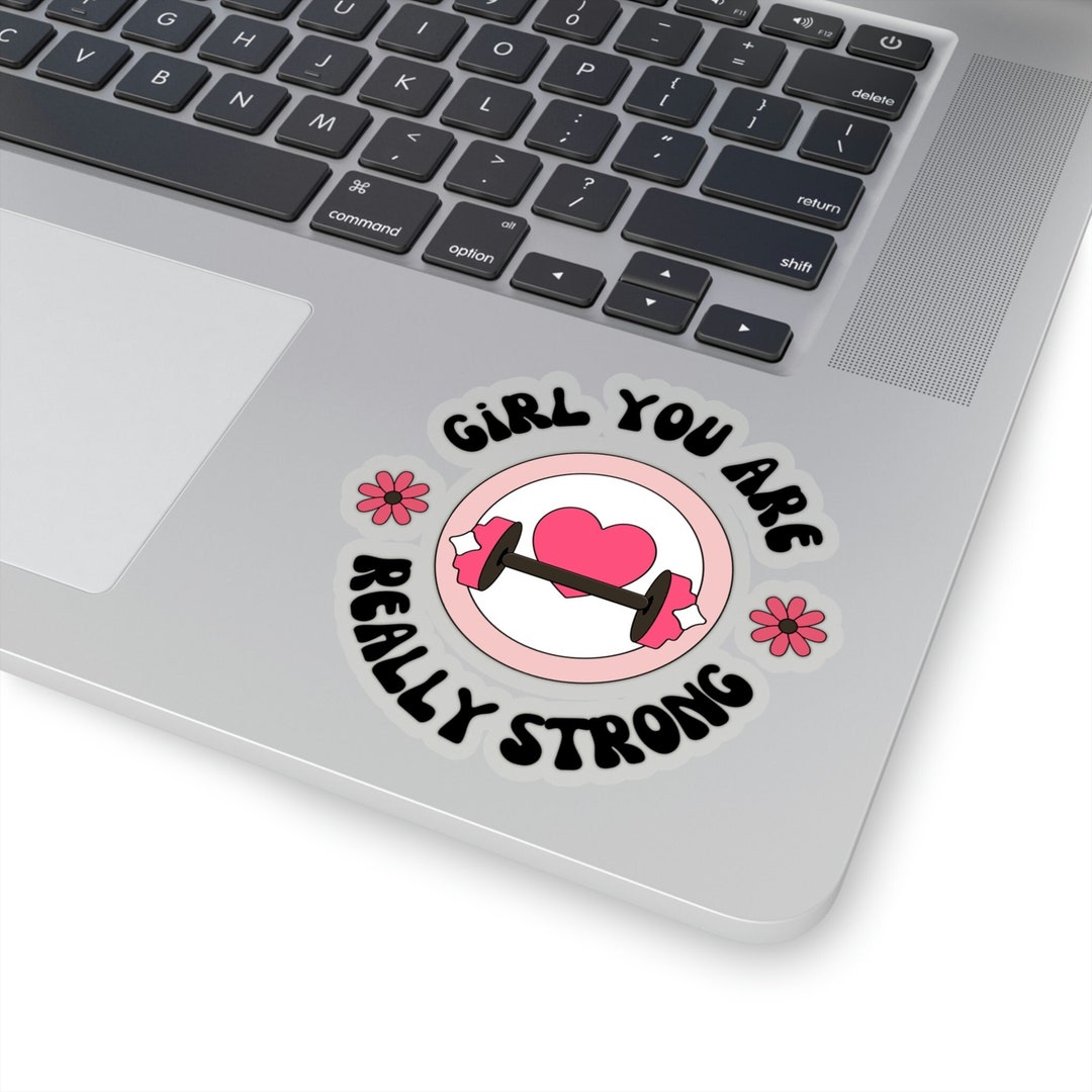 Strong Gym Girl Weight Lifting Sticker - Etsy