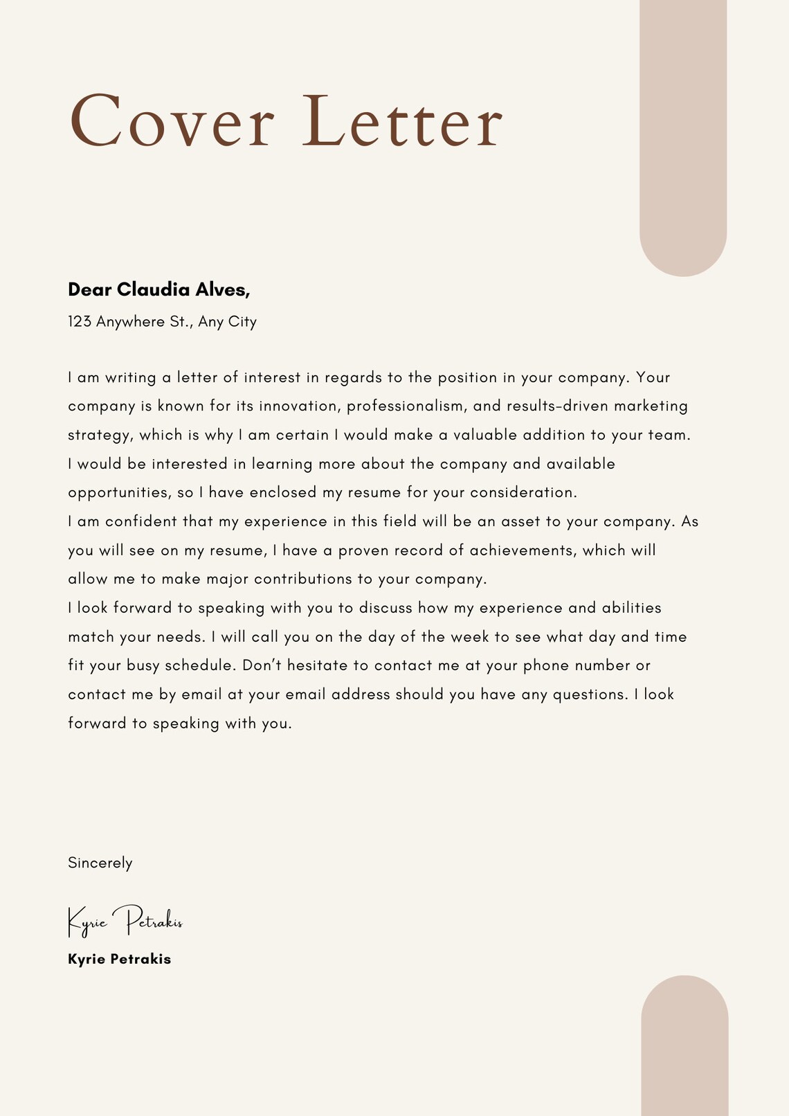 Ats Resume With Cover Letter Template Modern Porefessional Editable ...