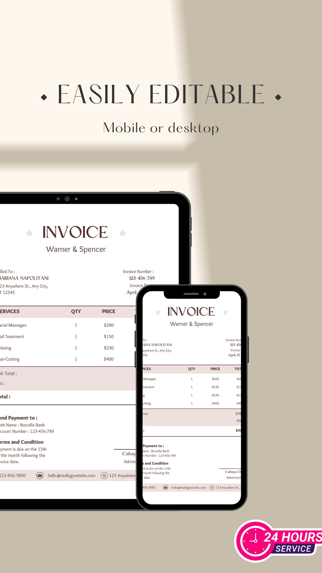 Invoice Streamline Your Business With Our Professional Invoice Template ...