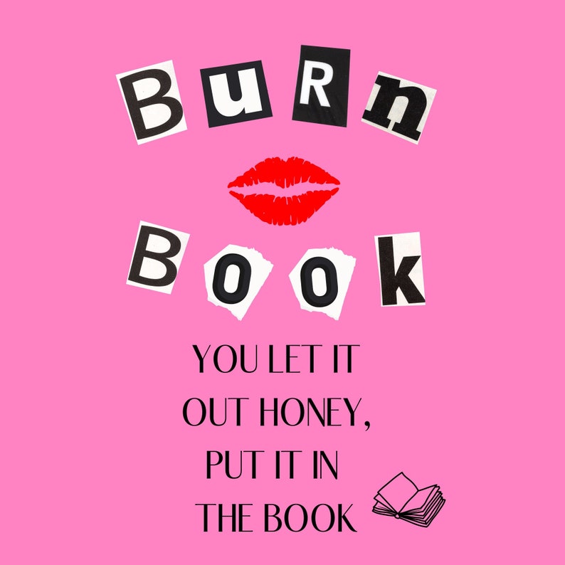 Mean Girls Pink Theme Birthday Party Posters X 5 Etsy