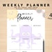 Minimalist Printable Weekly Planner for Planning Your Week to Do List ...
