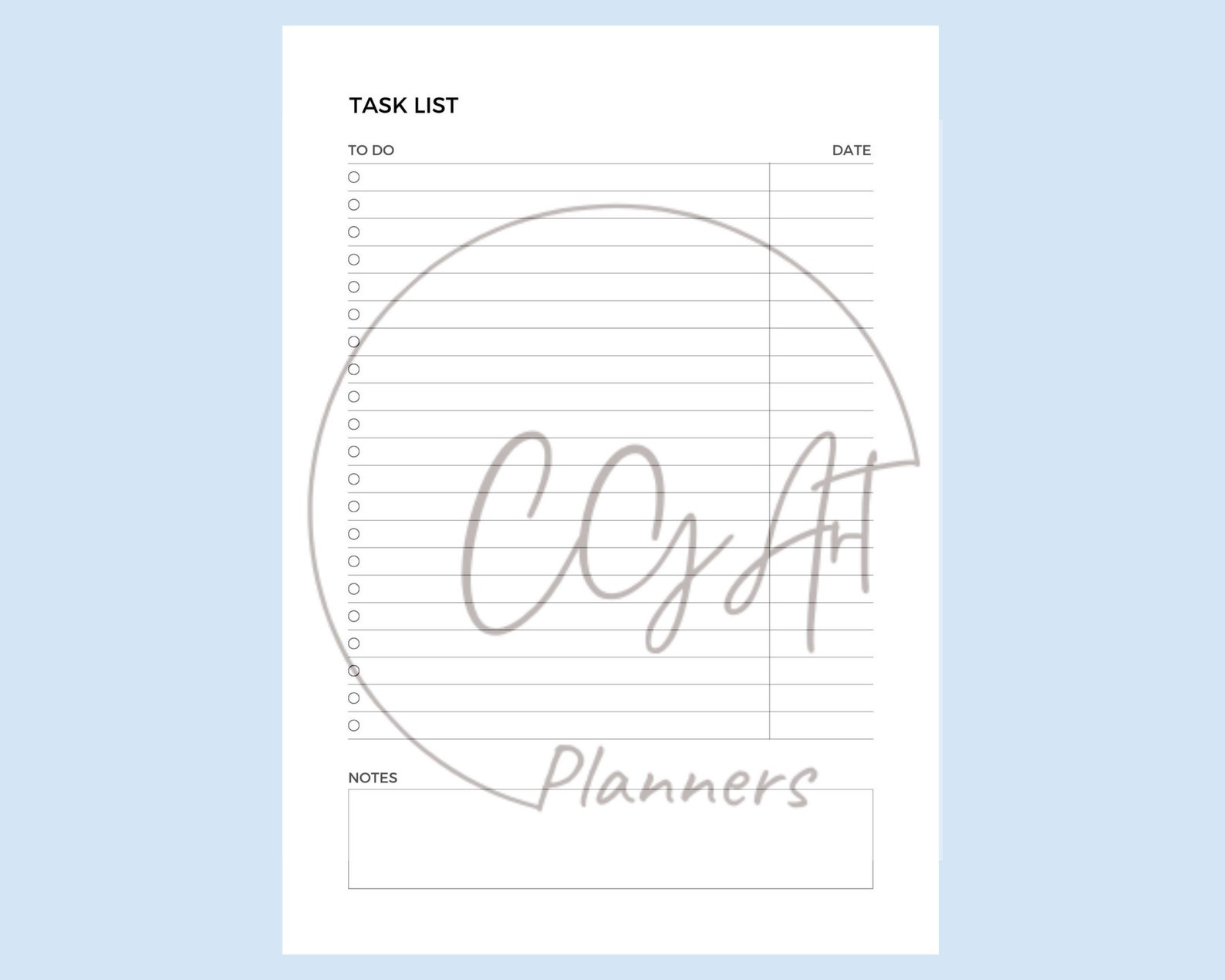 Task List Template, Printable to Do List, Task Tracker - Etsy