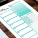 Minimalist Printable Weekly Planner for Planning Your Week to Do List ...