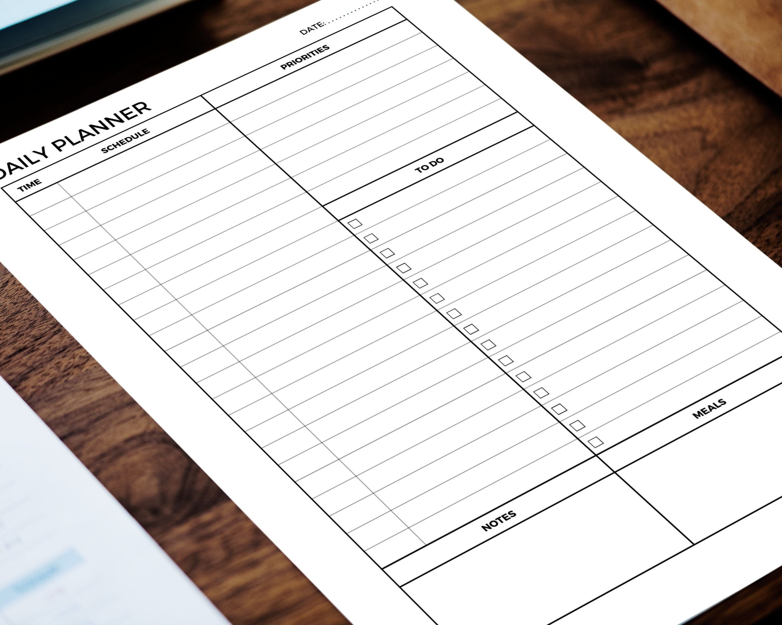 Daily Planner for Your Goals, Routines and Priorities, Daily Task List ...
