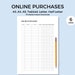 Online Purchases Tracker, Purchase Order Form, Expense Tracker Printable - Etsy