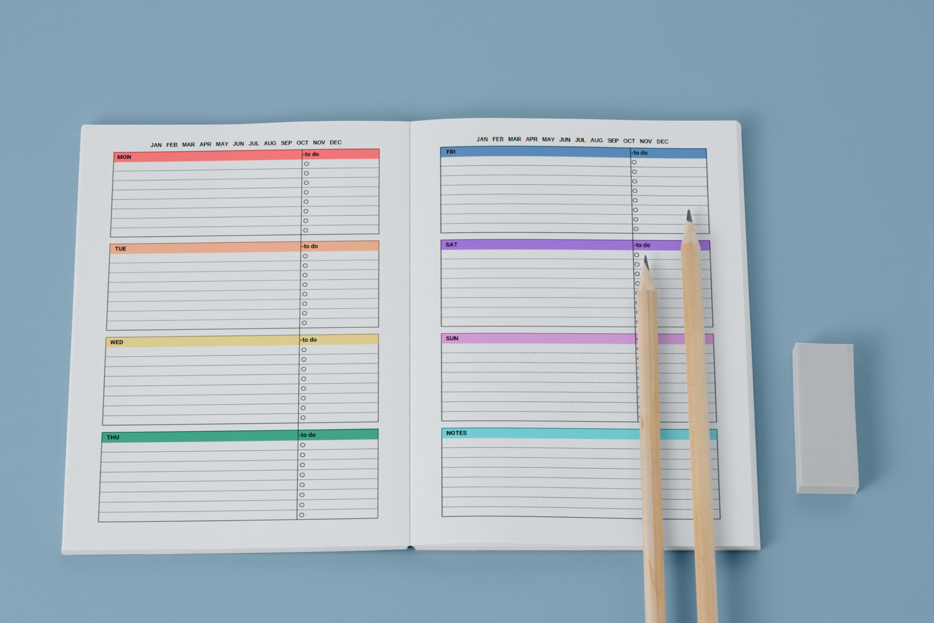 Minimalist Printable Weekly Planner for Planning Your Week to Do List ...