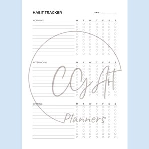 Daily Habbit Tracker to Keep Your Routines, Task Tracker, Routine Check ...