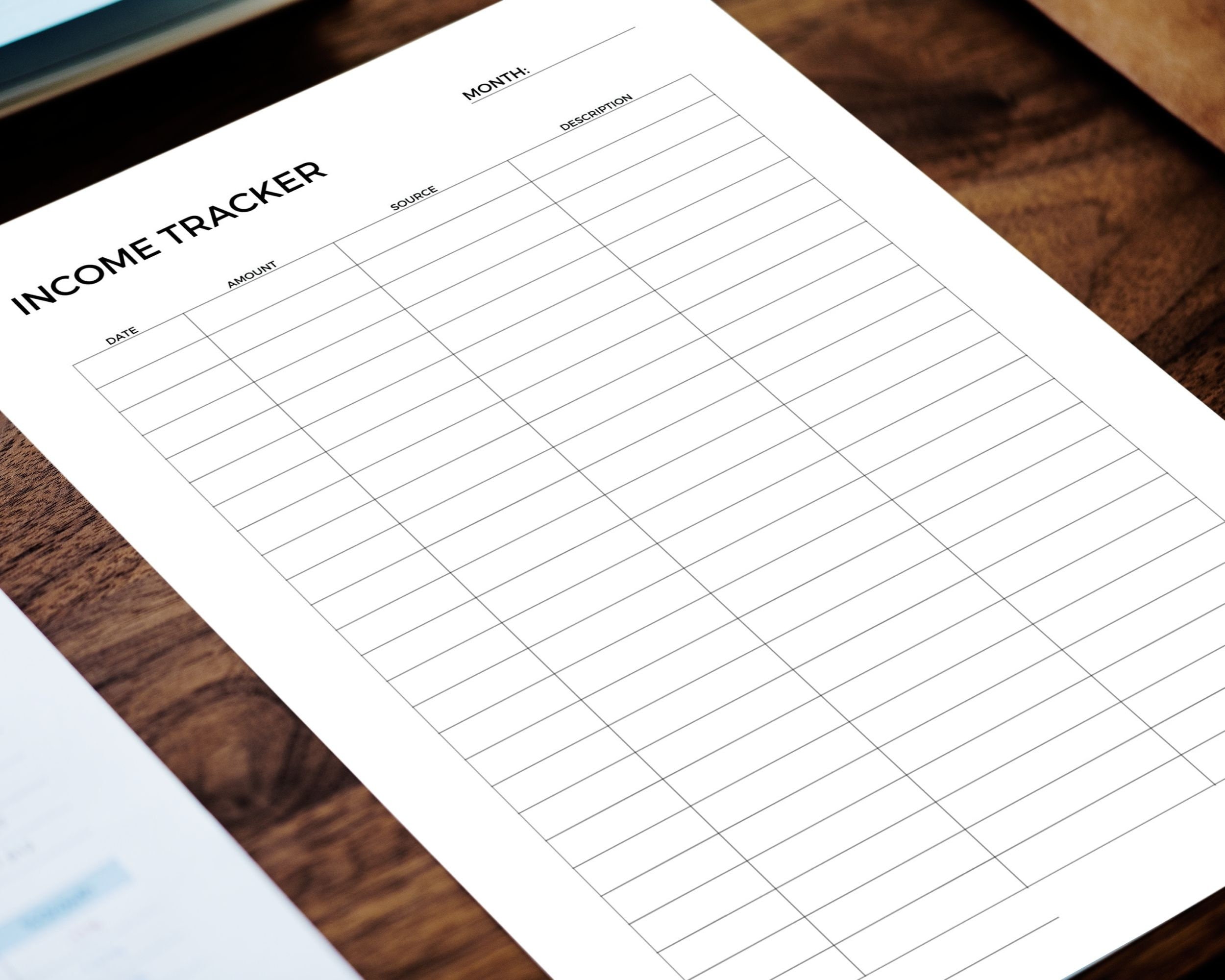 Simple Income & Expense Tracker, Monthly Budget Planner, Financial ...