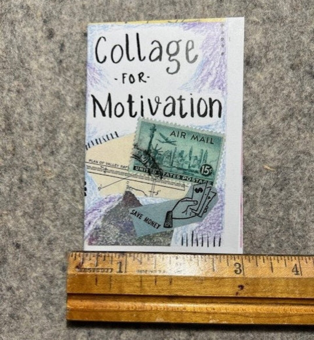 Collage for Motivation Mini-zine - Etsy