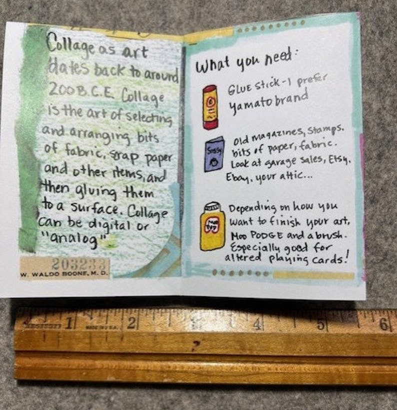 Collage for Motivation Mini-zine - Etsy