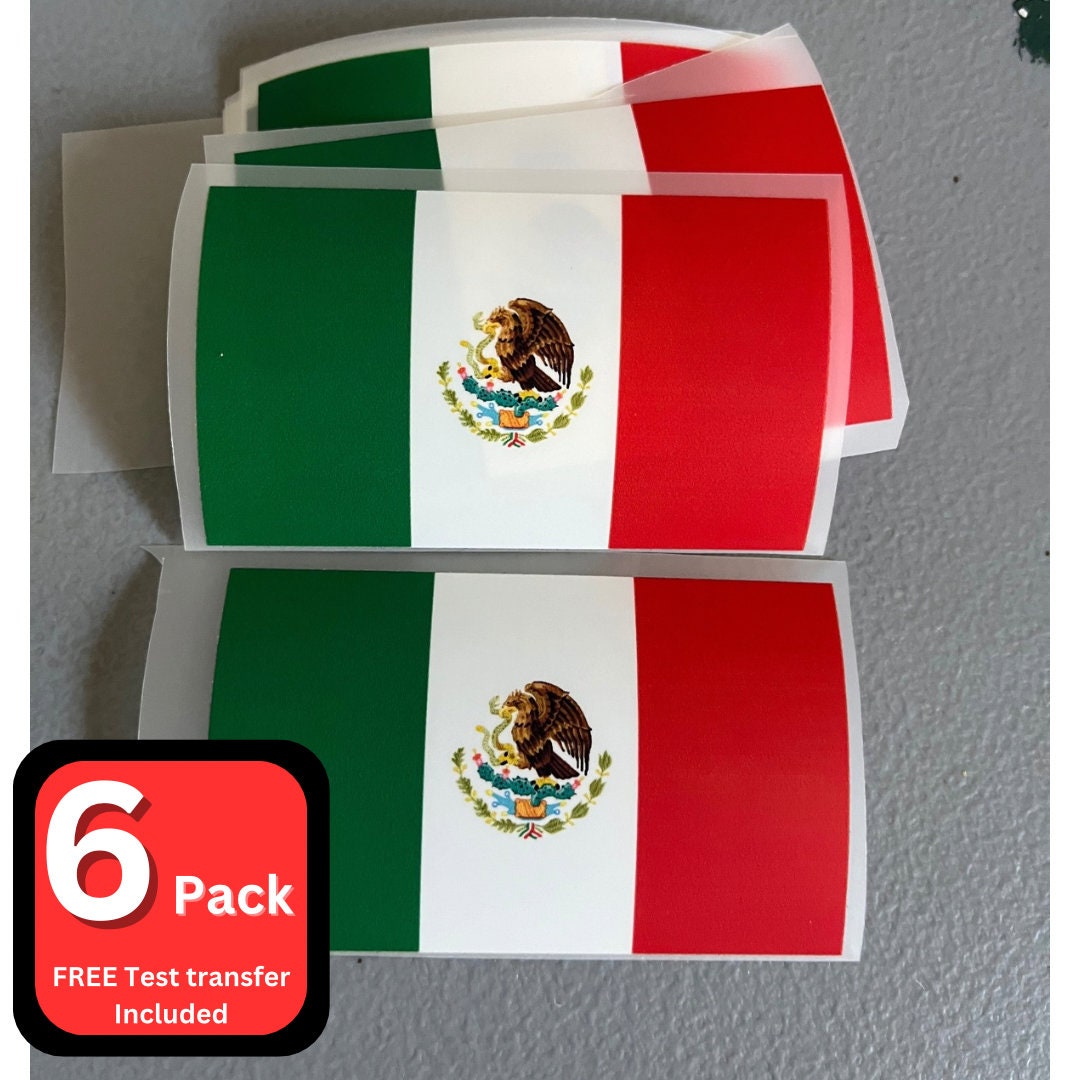 Flag of Mexico DTF Transfer( 1 FREE Test Transfer) - Etsy