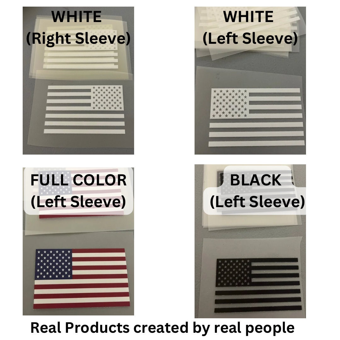 USA Flag DTF Heat Transfer 6 Pack 1 FREE Test Transfer - Etsy