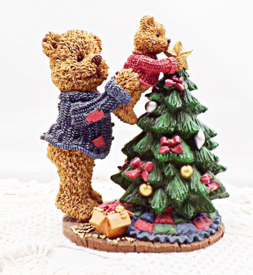 Vintage Bears and the Christmas Tree Windsor Bears daddy and Steven ...
