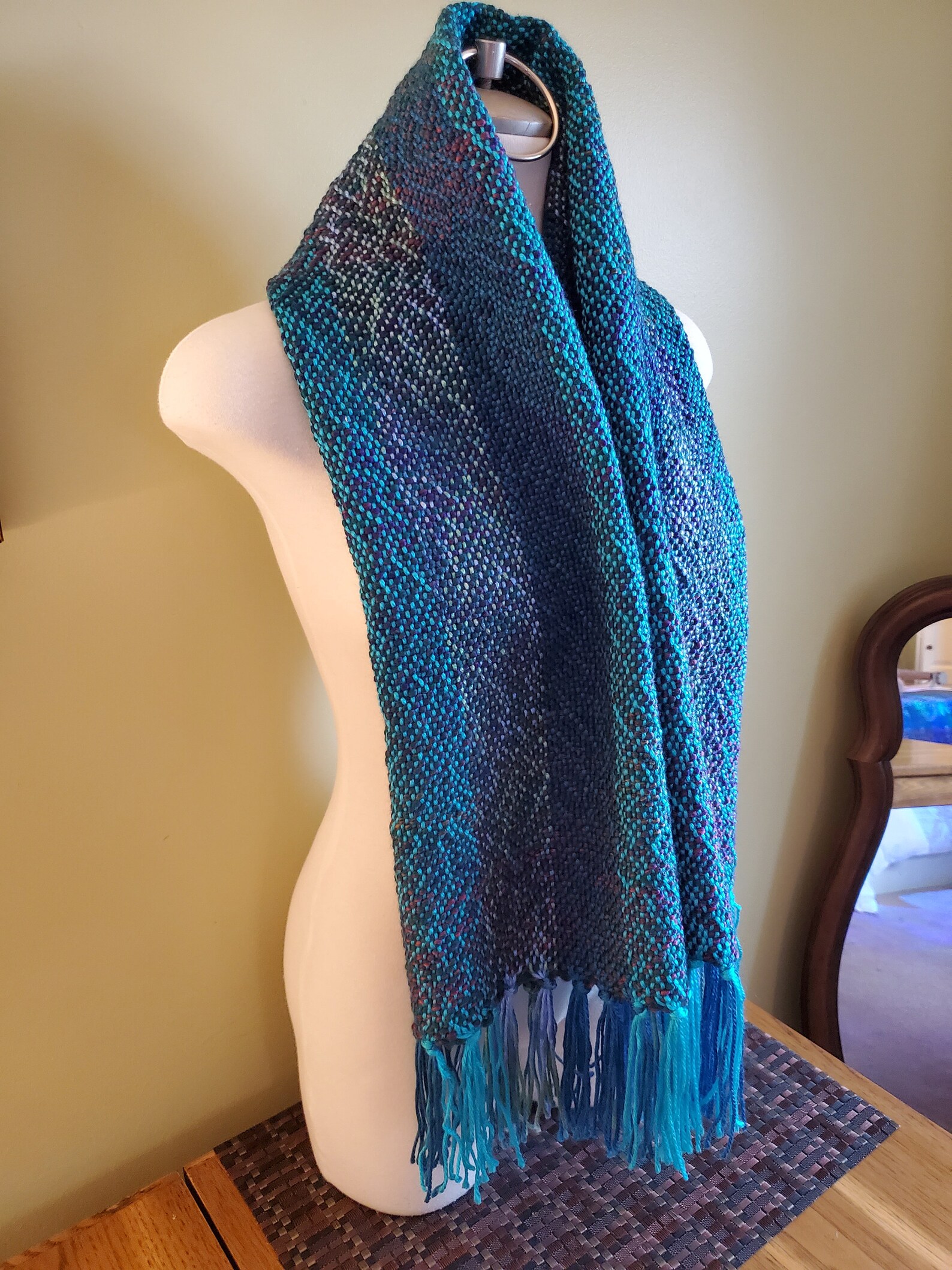 A Stunning Ifugao Handwoven Scarf peacock - Etsy