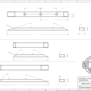 PDF Table Design Drawings - Etsy