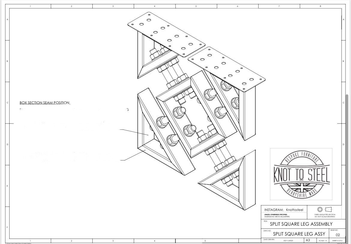 PDF Table Design Drawings - Etsy