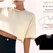Cropped Oversized T-shirt Top Sewing Pattern - Projector File ...