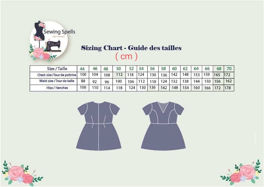 Princess Cut Dress Pattern Plus Sizes and Extended Sizes Sizes XL to ...