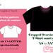 Cropped Oversized T-shirt Top Sewing Pattern - Projector File ...