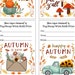 Happy Mail Swap Tags RAK Prize Gift Fall Printable Autumn Pen Pal ...