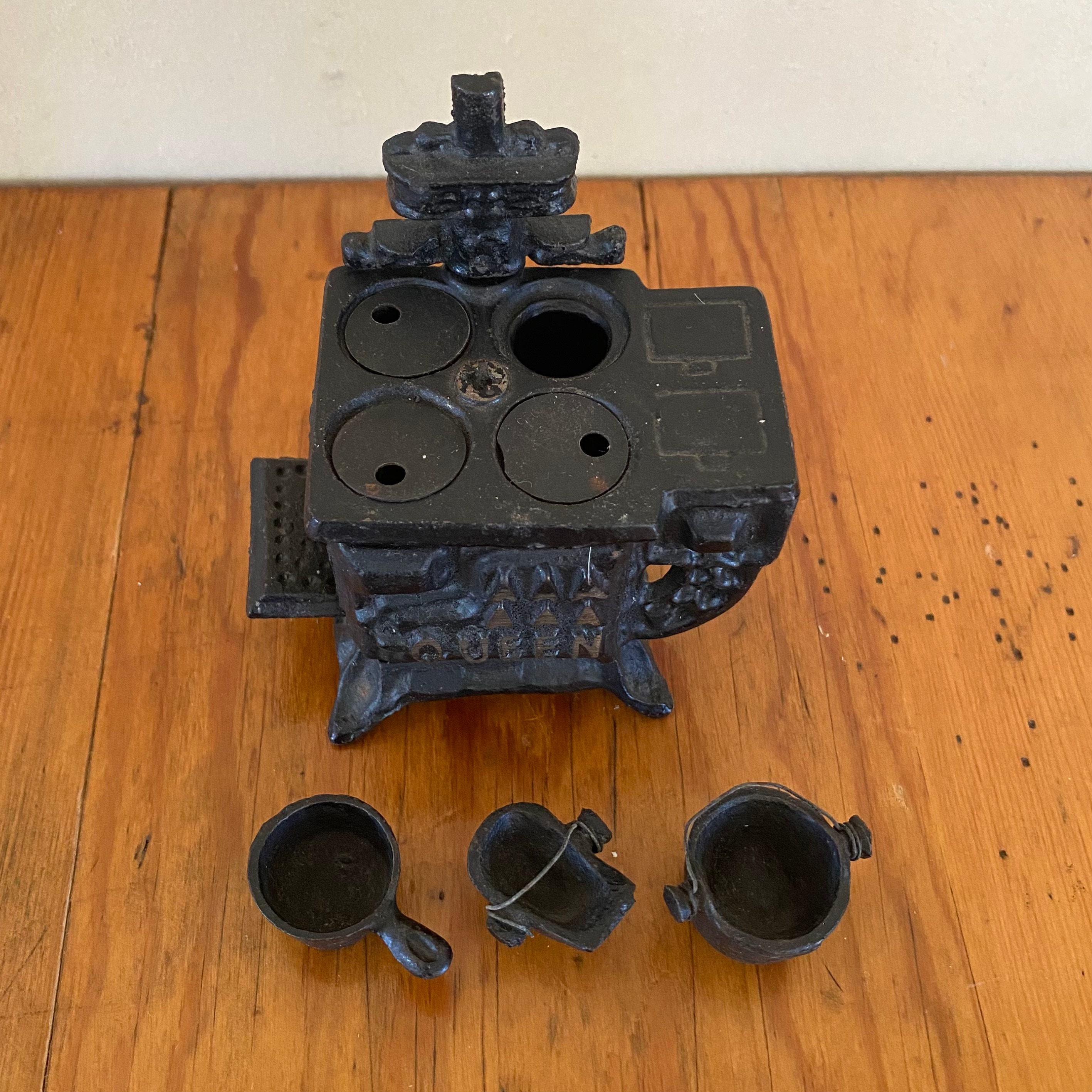 Dollhouse Cast Iron Stove 1940s Salesman Sample Miniature Vintage ...