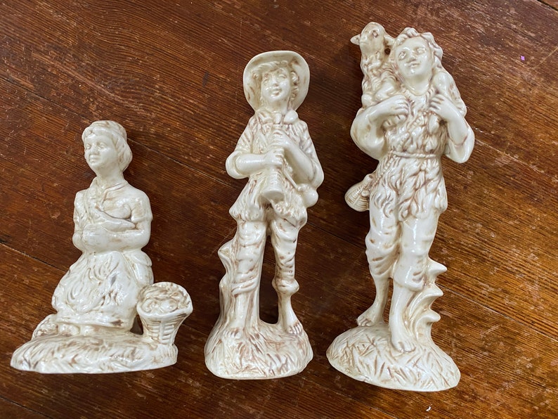 Vintage Nativity 15 Piece Ceramic Set Atlantic Mold 1960s Christmas ...
