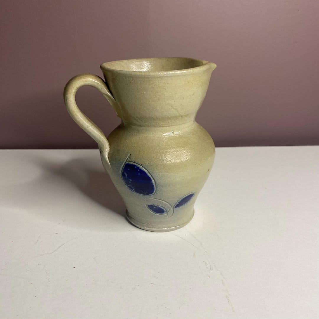 Hand-carved Cobalt Salt Glaze Williamsburg Pottery - Etsy