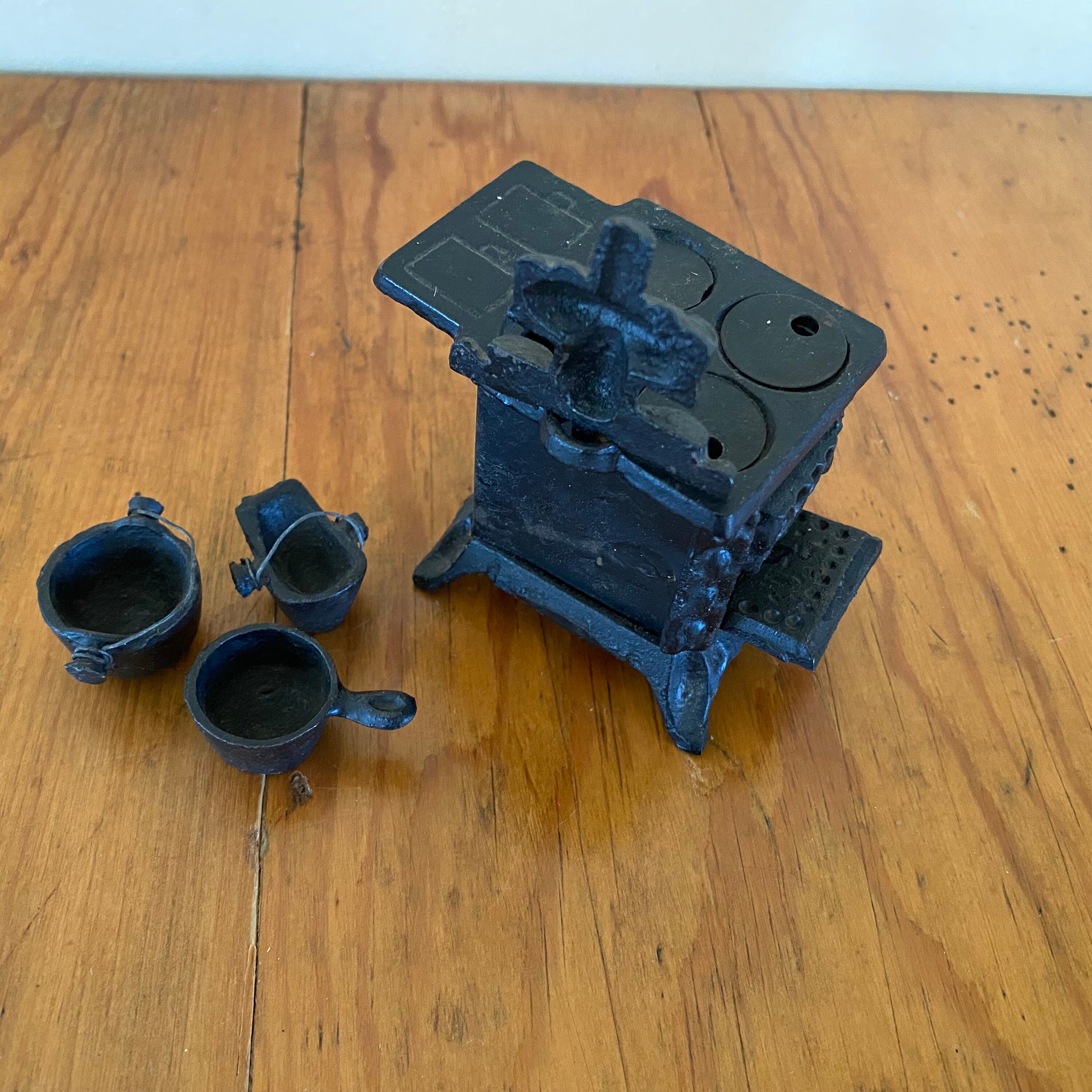 Dollhouse Cast Iron Stove 1940s Salesman Sample Miniature Vintage ...
